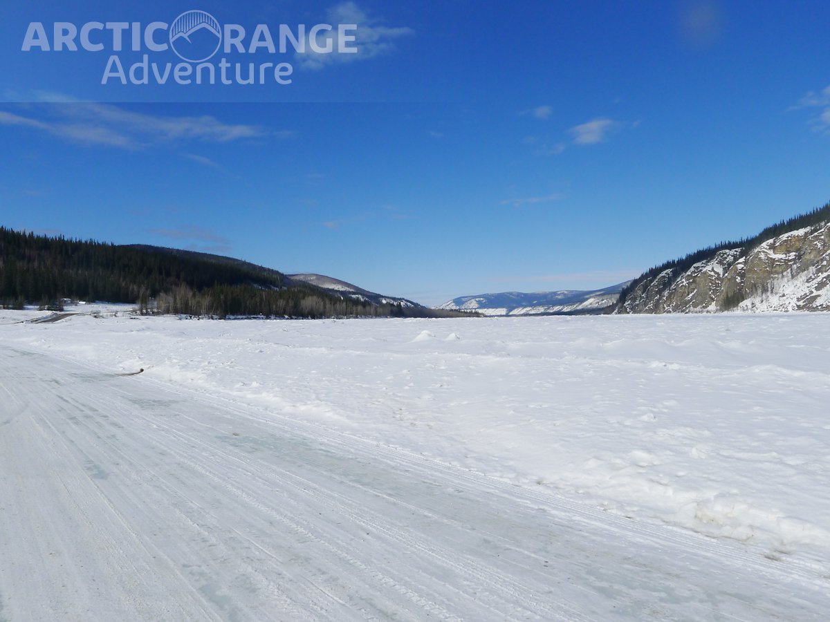 The Ice Road across the Yukon River in Dawson City | Arctic Range Adventure