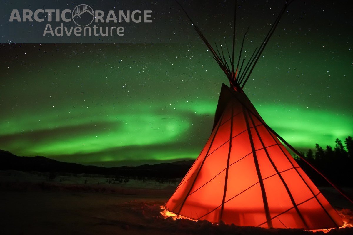 Aurora with Teepee | Arctic Range Adventure