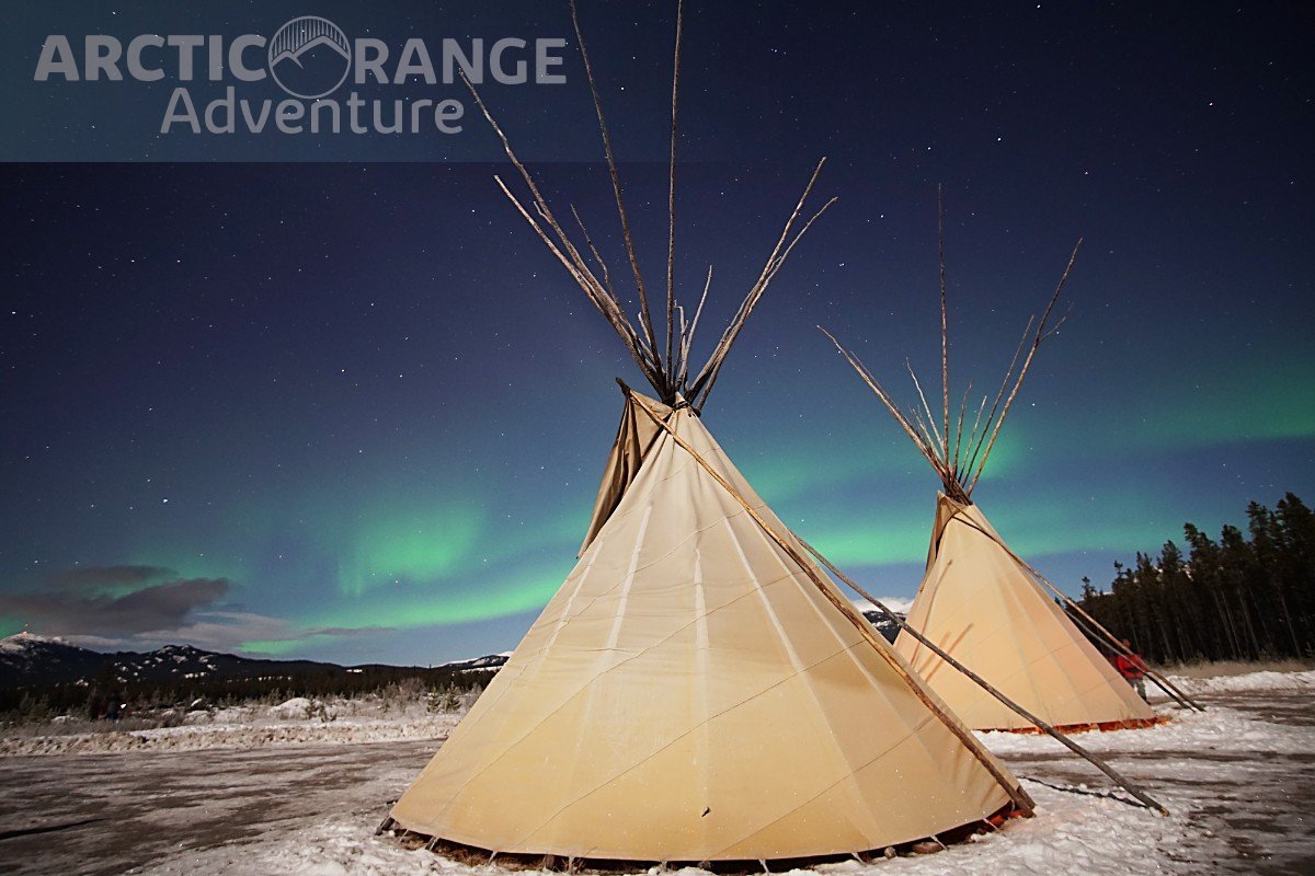 Teepees under the Northern Lights | Arctic Range Adventure
