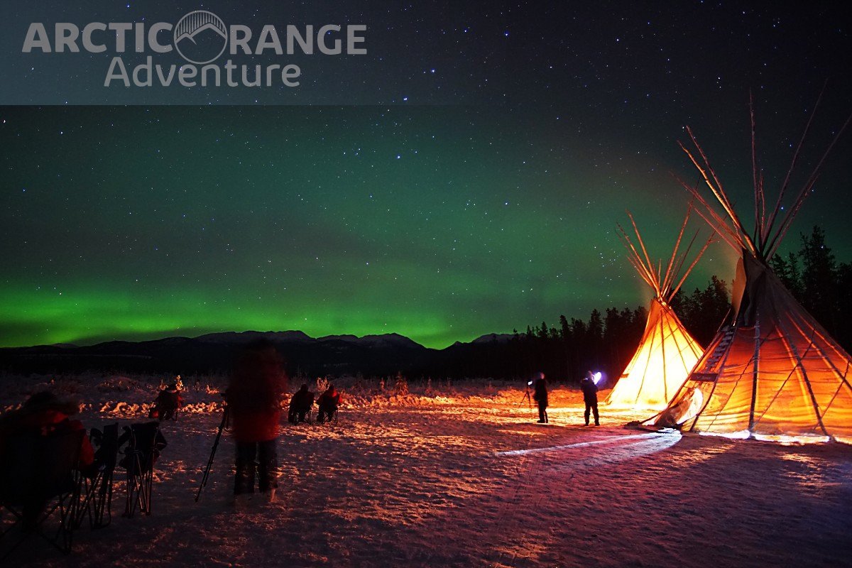 Illuminated Teepees | Arctic Range Adventure