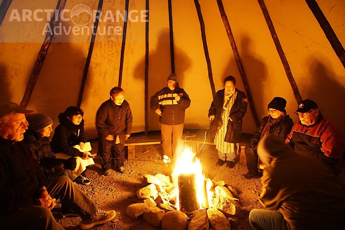 Enjoying the campfire | Arctic Range Adventure
