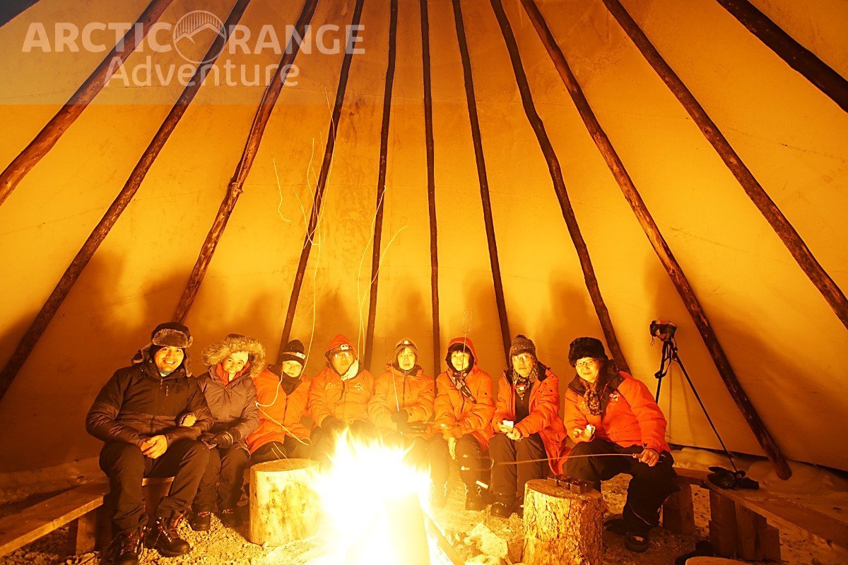 Enjoying the campfire | Arctic Range Adventure