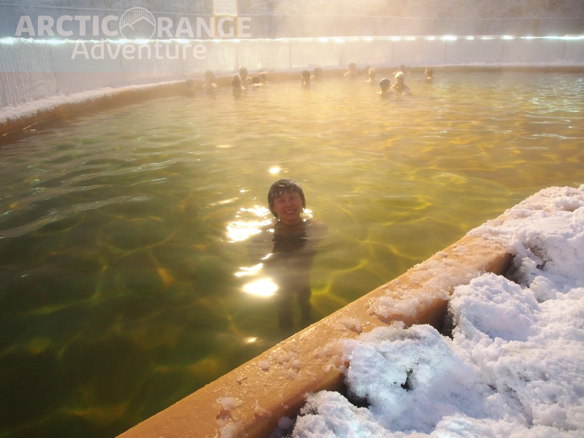 The pool at the Takhini Hot Springs | Arctic Range Adventure