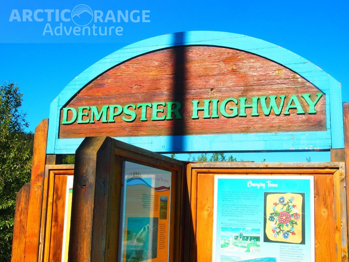 Dempster Highway sign | Arctic Range Adventure