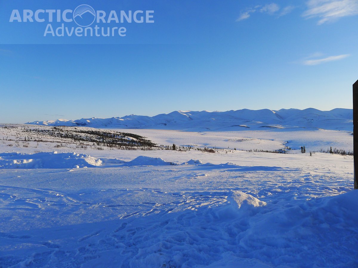 View across the winter-frozen tundra | Arctic Range Adventure